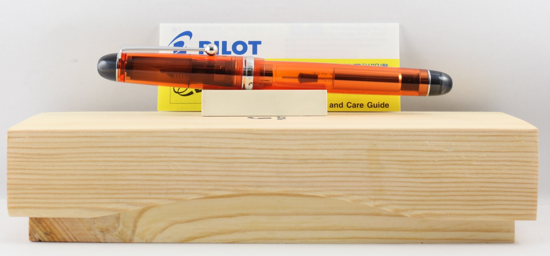 Pilot Custom 74 Transparent Orange Fountain Pen
