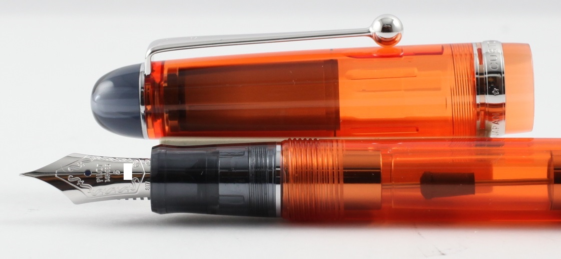 Pilot Custom 74 Transparent Orange Fountain Pen