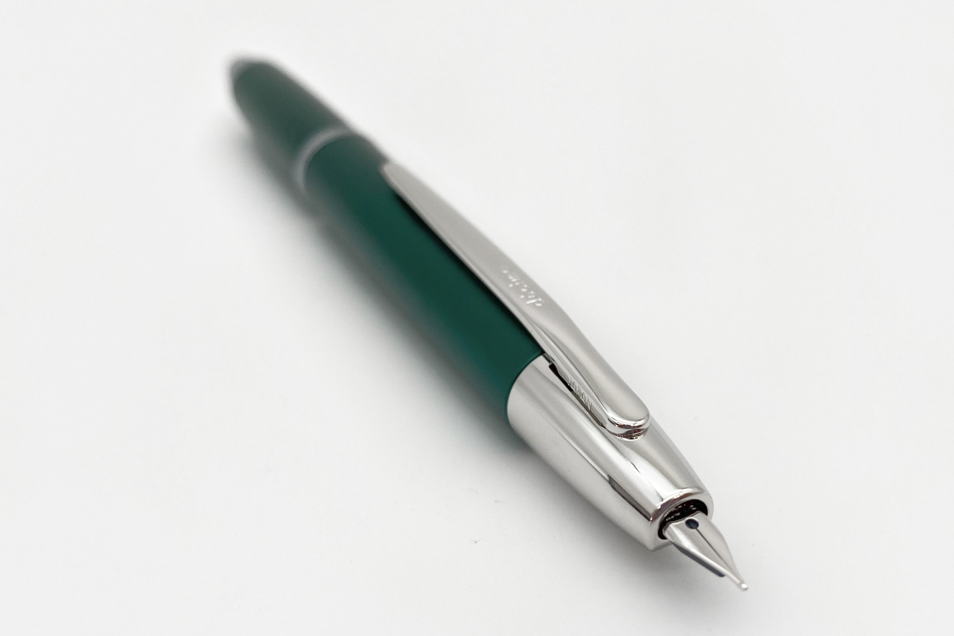 Pilot Capless Vanishing Point Decimo 20 Green Fountain Pen