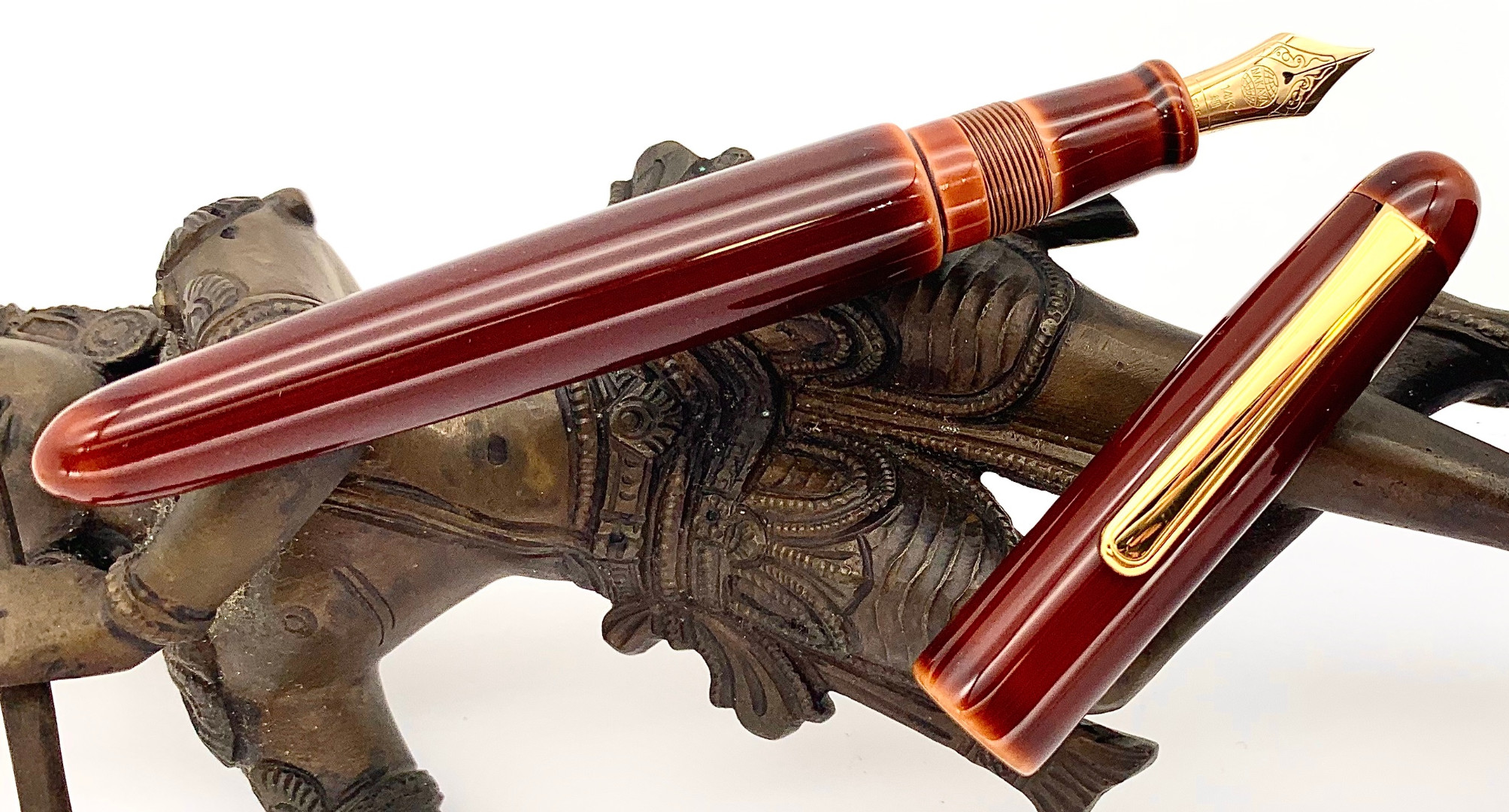 Nakaya Portable Writer Toki-Tamenuri Fountain Pen